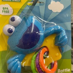 Sesame Street | Toys | Sesame Street Elmo Rattle With Rings Bpa Free ...